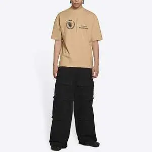 Balenciaga X Wfp T-shirt Medium Fit - Khaki