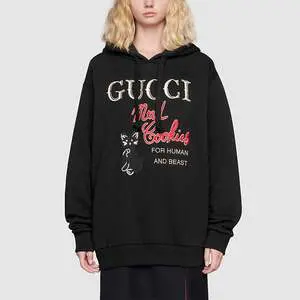 Gucci Mad Cookies Embroidered Hoodie