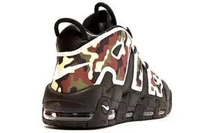 Nike More Uptempo Qs Camo High Top Sneakers - Black