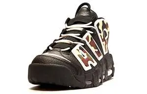 Nike More Uptempo Qs Camo High Top Sneakers - Black