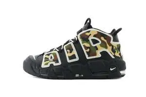 Nike Nike Air More Uptempo QS Camo High Top Sneakers Black