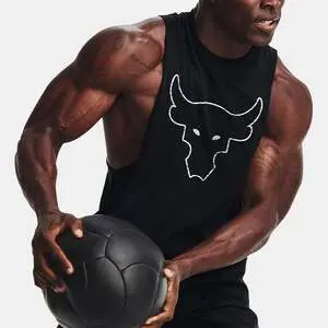 Under Armour Project Rock Brahma Bull Tank - Black/white