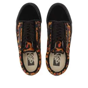 VANS Old Skool 36 Lx 'punk Capsule Orange Leopard' Sneakers - Orange Leopard/black
