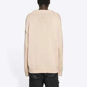 Balenciaga Bb Laurel Crown Logo Crewneck Knitted Sweater