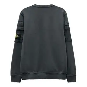 Stone Island Crewneck With Sleeve Pockets