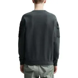 Stone Island Crewneck With Sleeve Pockets