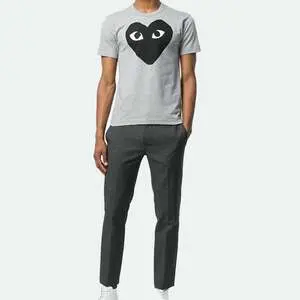 Play Comme Des Garcon T-shirt Big Black Heart