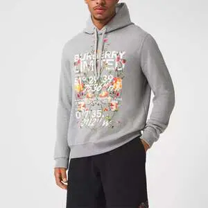 Burberry Printed Pullover Hoodie