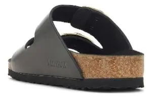 BIRKENSTOCK Arizona Big Buckle Patent Leather Sandals - Black