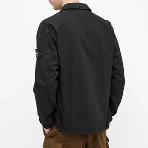 Stone Island Zip Pocket Overshirt - Black