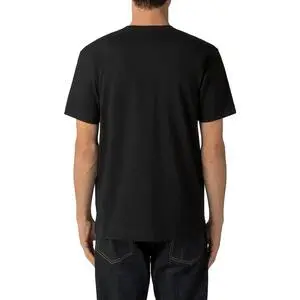 Play Comme Des Garcon Basic Invaders T-shirt Red Emblem - Black