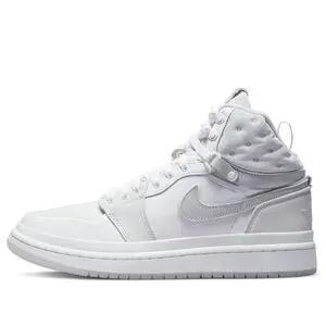 JORDAN Air 1 Acclimate High Top Sneakers - White/grey