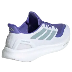 Adidas Pureboost 5 Athletic Sneakers - White/purple