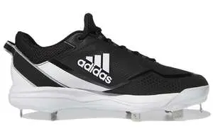 Adidas Icon 7 Baseball Cleats - Core Black/cloud White/silver Metallic