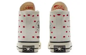 CONVERSE Chuck 70 Embroidered Lips High Top Sneakers