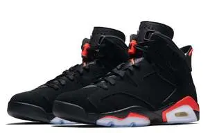 JORDAN 6 Retro "infrared" 2019 - Black/infrared