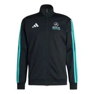 Adidas Mercedes-amg F1 Team Dna Track Top - Black/semi Mint Rush