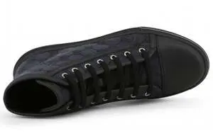Gucci Monogram Canvas Gg High-top Sneakers