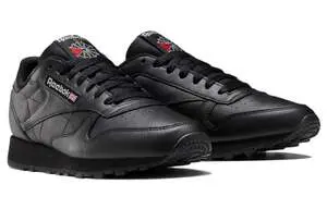 REEBOK Classic Leather Athletic Sneakers - Black