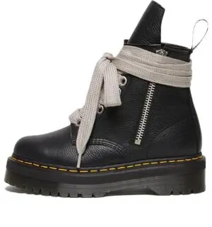 Dr. Martens 1460 X Rick Owens Combat Boots - Black