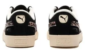 PUMA Suede Wild Qtr "black Leopard" Sneakers - Black/brown/white