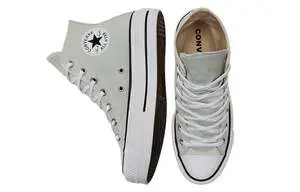 CONVERSE Chuck Taylor All Star Lift Platform High Top Sneakers - Grey/green