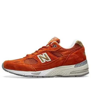 NEW BALANCE New Balance M991 Athletic Sneakers Orange/white