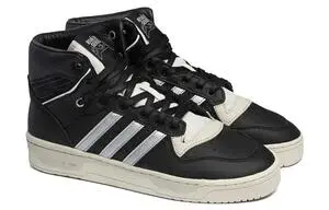 Adidas Rivalry High Top Sneakers - Core Black/silver Metallic/grey One
