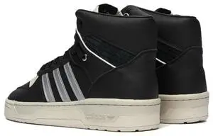 Adidas Rivalry High Top Sneakers - Core Black/silver Metallic/grey One