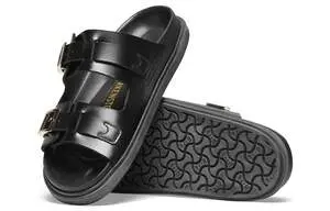 BIRKENSTOCK St Barths Natural Leather Sandals