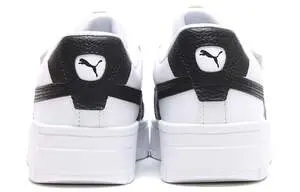 PUMA Cali Dream Leather Platform Sneakers - White/black