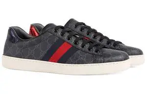 Gucci Ace Gg Supreme Sneakers - Black