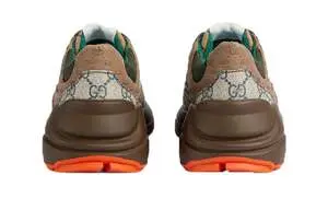 Gucci Gg Rhyton Sneakers - Brown