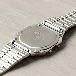 Casio Vintage Digital Stainless Steel Watch - Blue