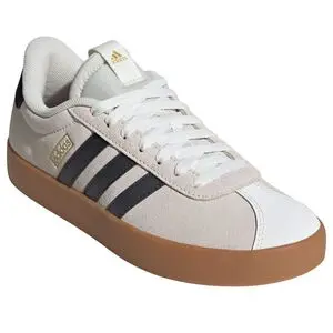 Adidas Vl Court 3.0 Sneakers - Off White/grey Six/gold Metallic