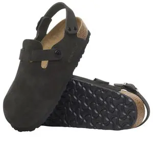 BIRKENSTOCK Tokio Suede Sandals - Black