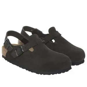 BIRKENSTOCK Tokio Suede Sandals - Black