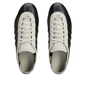 Adidas Y-3 Tokyo Leather Lace-up Sneakers - Black/black/orbit Grey