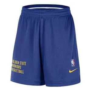 Nike Golden State Warriors Basketball Mesh Shorts - Blue