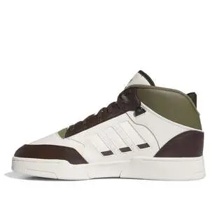 Adidas Drop Step Xl High-top Sneakers - White/brown/green