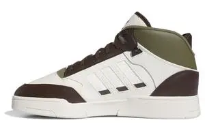 Adidas Drop Step Xl High-top Sneakers - White/brown/green
