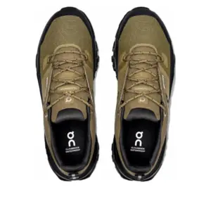 On Cloudrock Low Waterproof Hiking Shoe - Black/brown