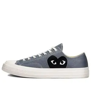 CONVERSE Comme Des Garçons Play X Chuck 70 Low Top Sneakers - Grey/black