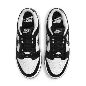 Nike Dunk Low "black Paisley" Sneakers - Black/white