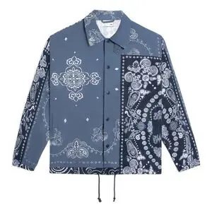 LI-NING Paisley Graphic Jacket - Indigo Blue/multi-color