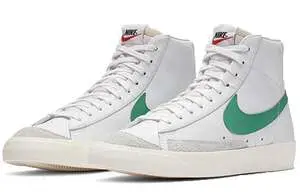 Nike Blazer Mid '77 Vintage High Top Sneakers - White/green
