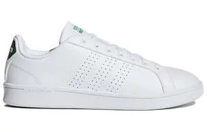 Adidas Cloudfoam Advantage Clean Sneakers - Ftwwht/ftwwht/green