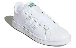 Adidas Cloudfoam Advantage Clean Sneakers - Ftwwht/ftwwht/green