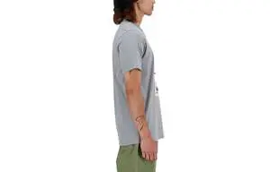 NEW BALANCE Sport Essentials Poster T-shirt - Grey