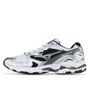 Mizuno Wave Rider Athletic Shoes - White/black/silver